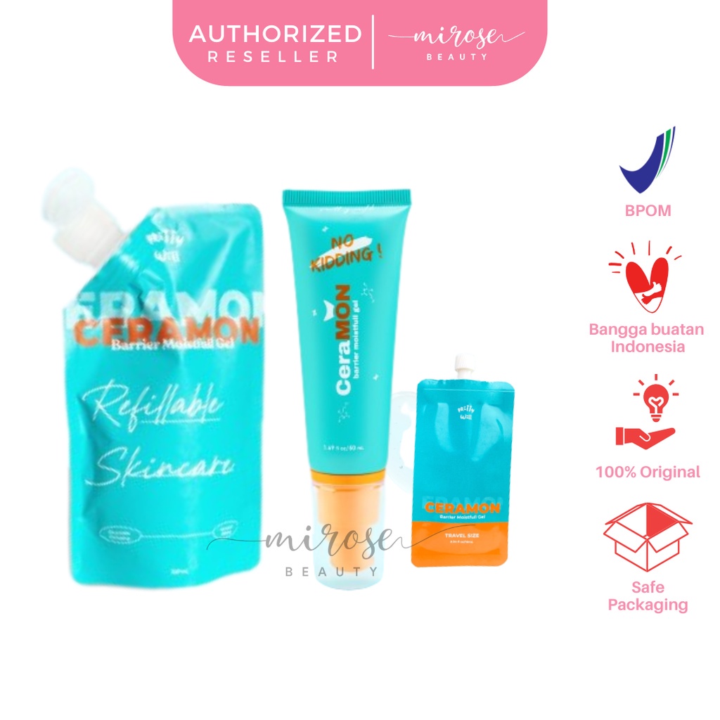 Jual Prettywell CeraMON Barrier Moistfull Gel 10ml 50ml 100ml | Shopee ...