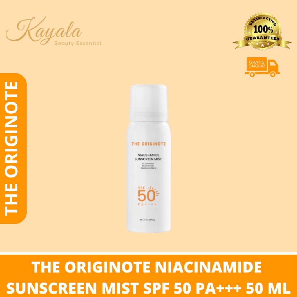 Jual THE ORIGINOTE NIACINAMIDE SUNSCREEN MIST SPF 50 PA+++ 50 ML ...