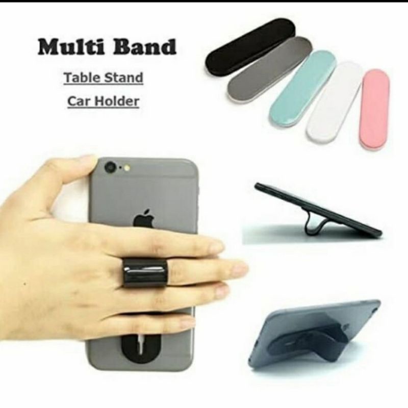 Jual Multi Band Finger Grip Handphone Holder Stand Handphone I-Ring HP ...