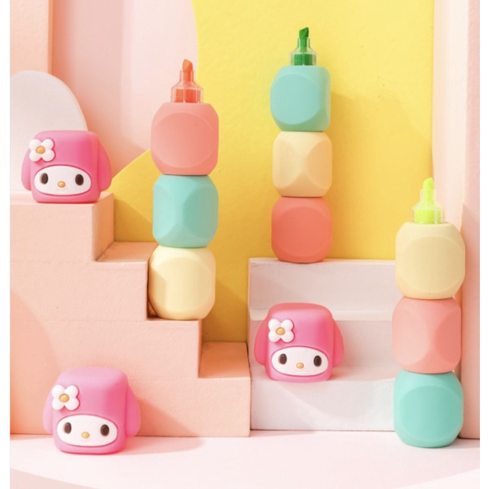 Jual Stabilo Anak 3 warna / Spidol Lucu 3 warna Melody Cinnamoroll ...