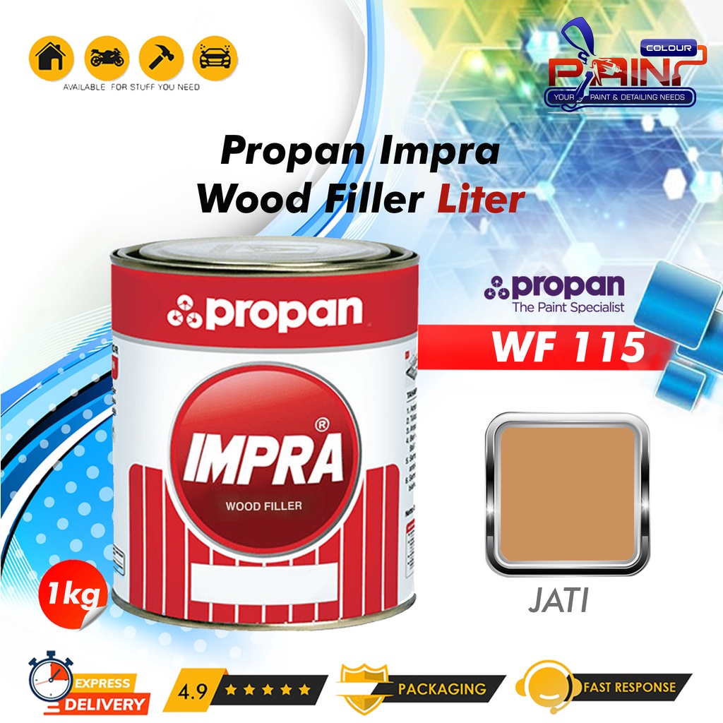 Jual IMPRA WOOD FILLER IMPRA-WF 115 JATI 1 KG/Liter | Shopee Indonesia