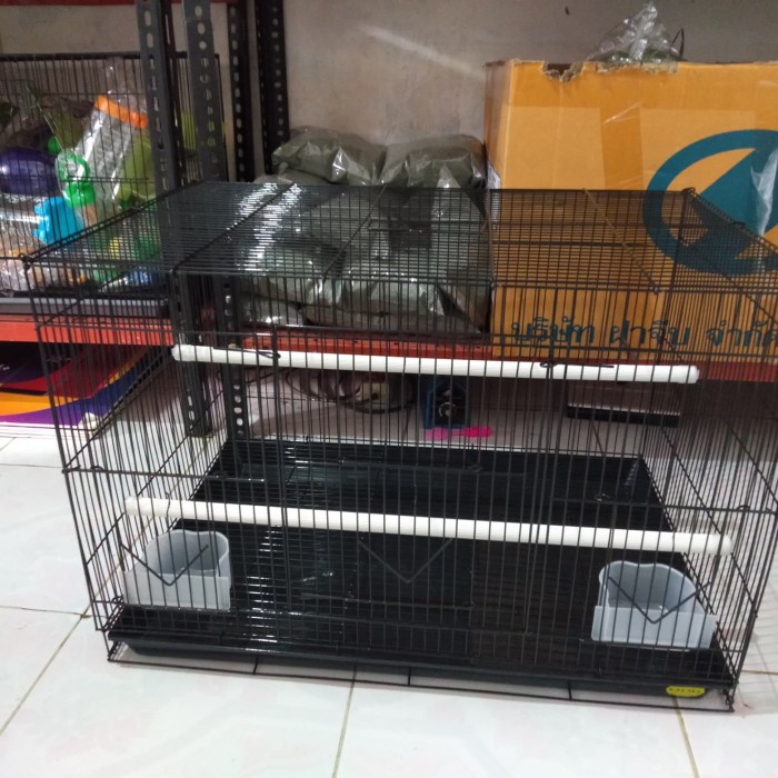 Jual Kandang lipat besi | kucing | burung | anjing | marmut | 60x40x40 ...