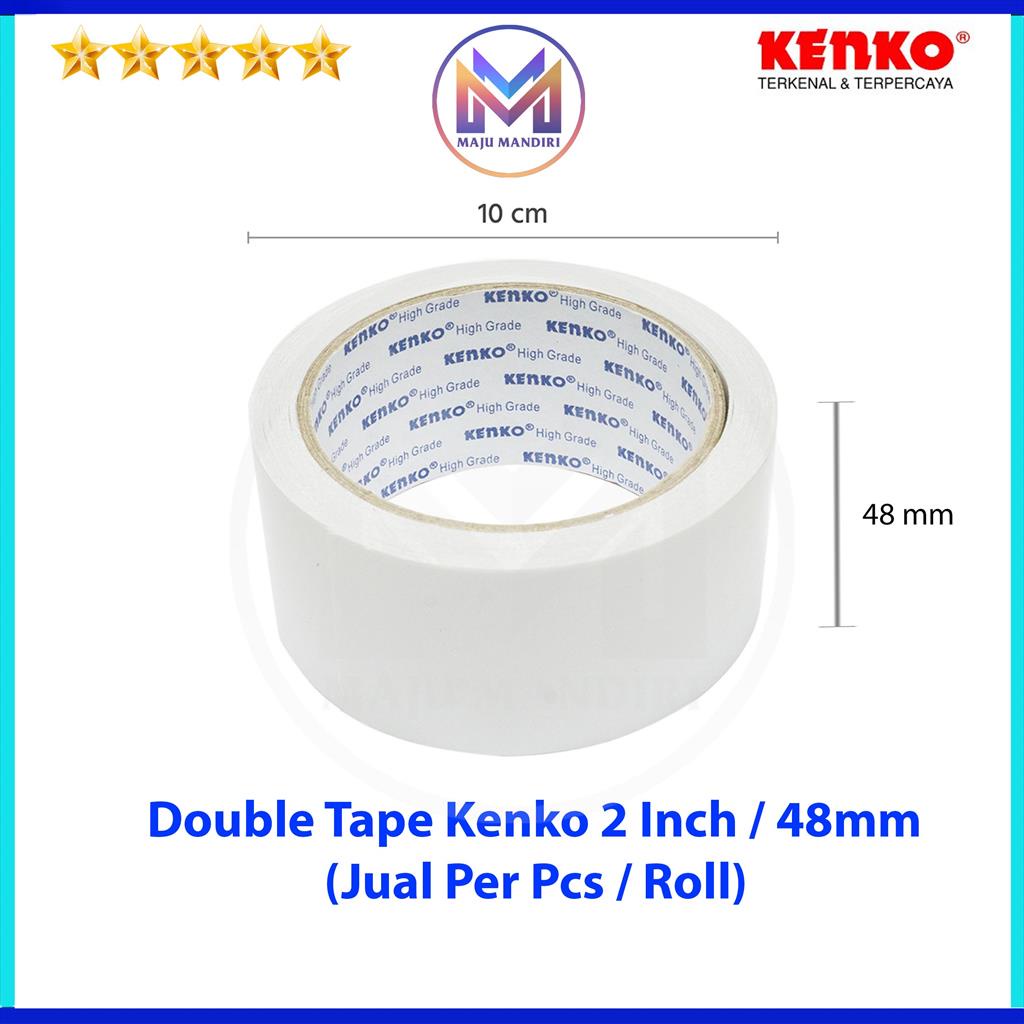 Jual Double Tape Kenko 48mm 2 Inch / Dobel Tip 2" Lem 2 Sisi | Shopee ...