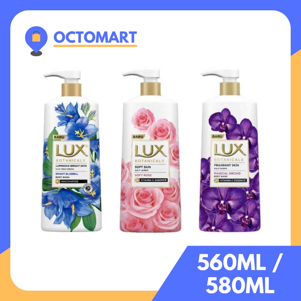 Jual LUX Sabun Mandi 560ML / 580ML Bodywash Botol Pump 560 / 580 Bluebell / Soft Rose / Magical ...