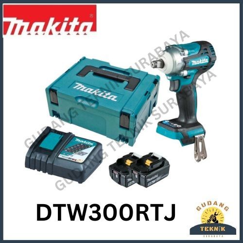 Jual MAKITA DTW300RTJ cordless impact wrench / DTW 300 RTJ | Shopee ...