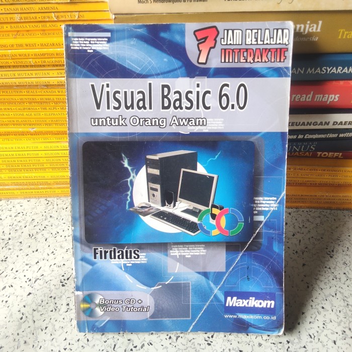 Jual Buku Komputer, 7Jam Belajar Interaktif VISUAL BASIC 6.0 'u Orang ...