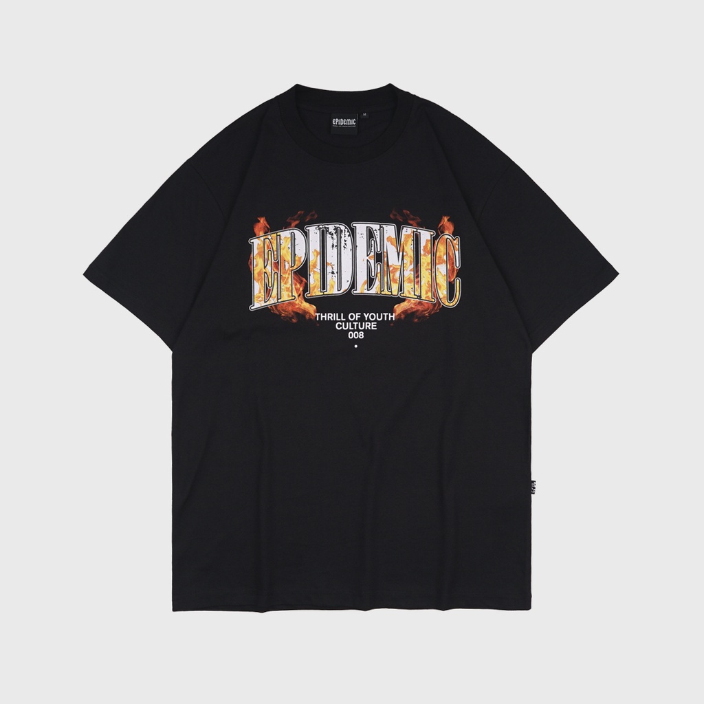 Jual Epidemic T-Shirt American Cotton 20s Warming Up Black | Shopee ...