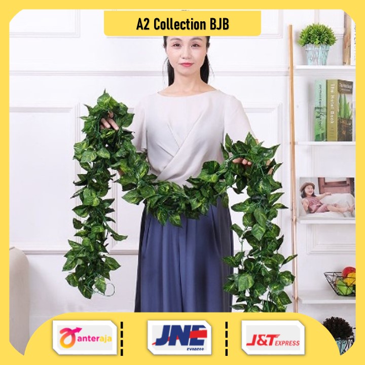 Jual A2 | DAUN RAMBAT PLASTIK PALSU ARTIFICIAL PLASTIK SULUR DAUN ...