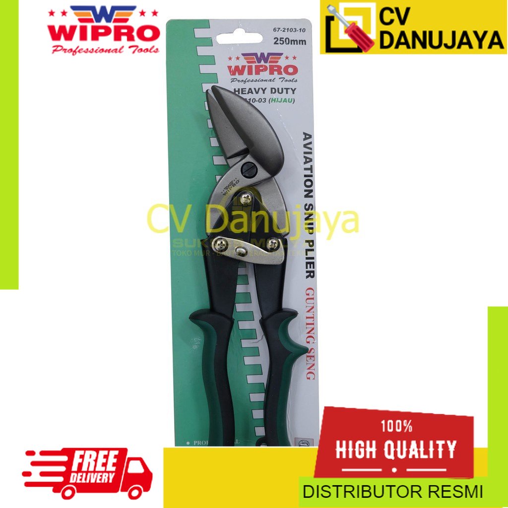 Jual WIPRO Gunting Baja Ringan 10" (Gunting Holo / Gunting Seng ...
