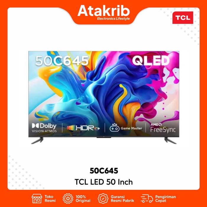 Jual TCL LED 50 50C645 / C645 QLED 4K UHD Google TV | Shopee Indonesia
