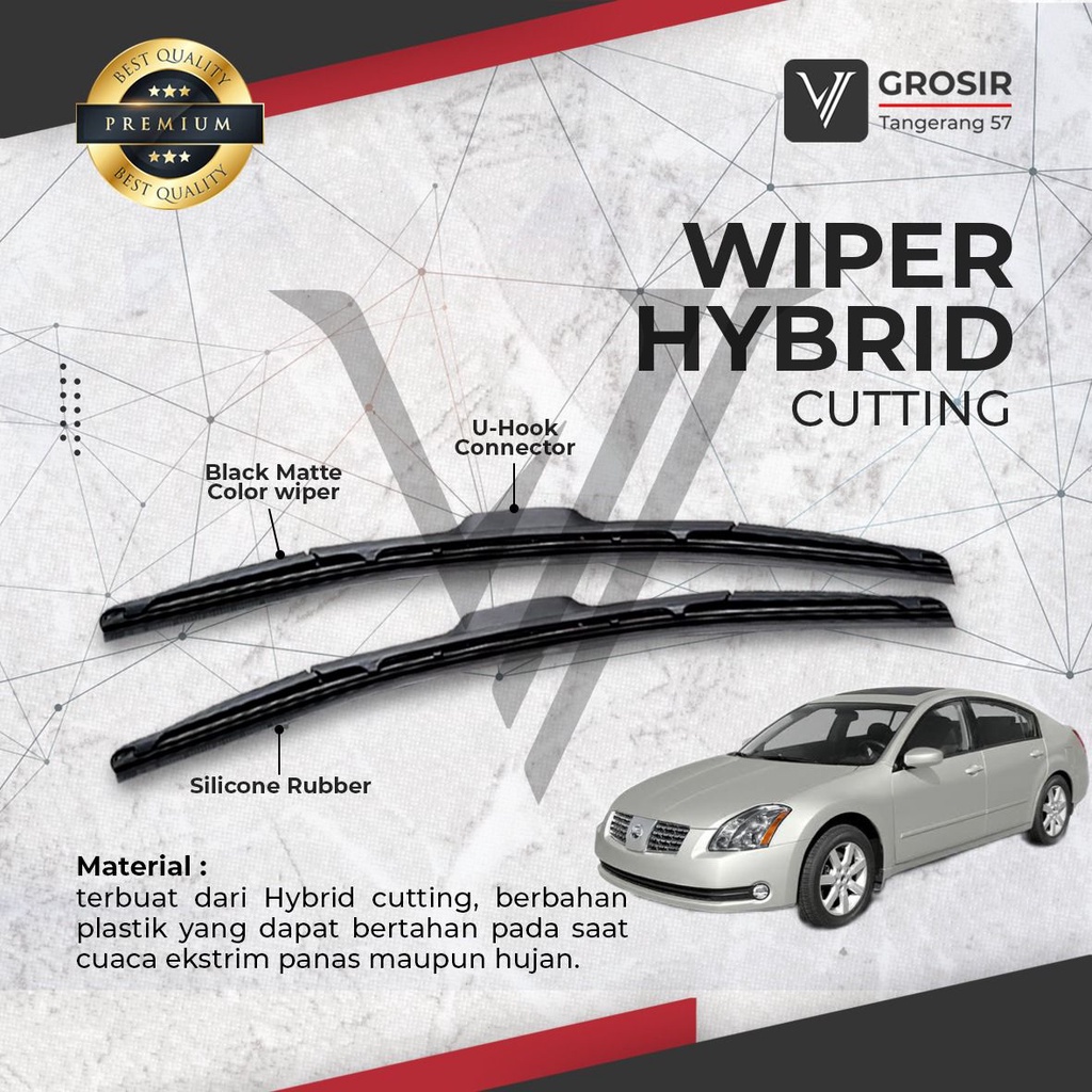 Jual WIPER NISSAN MAXIMA 2004 HYBRID 2 PCS | Shopee Indonesia