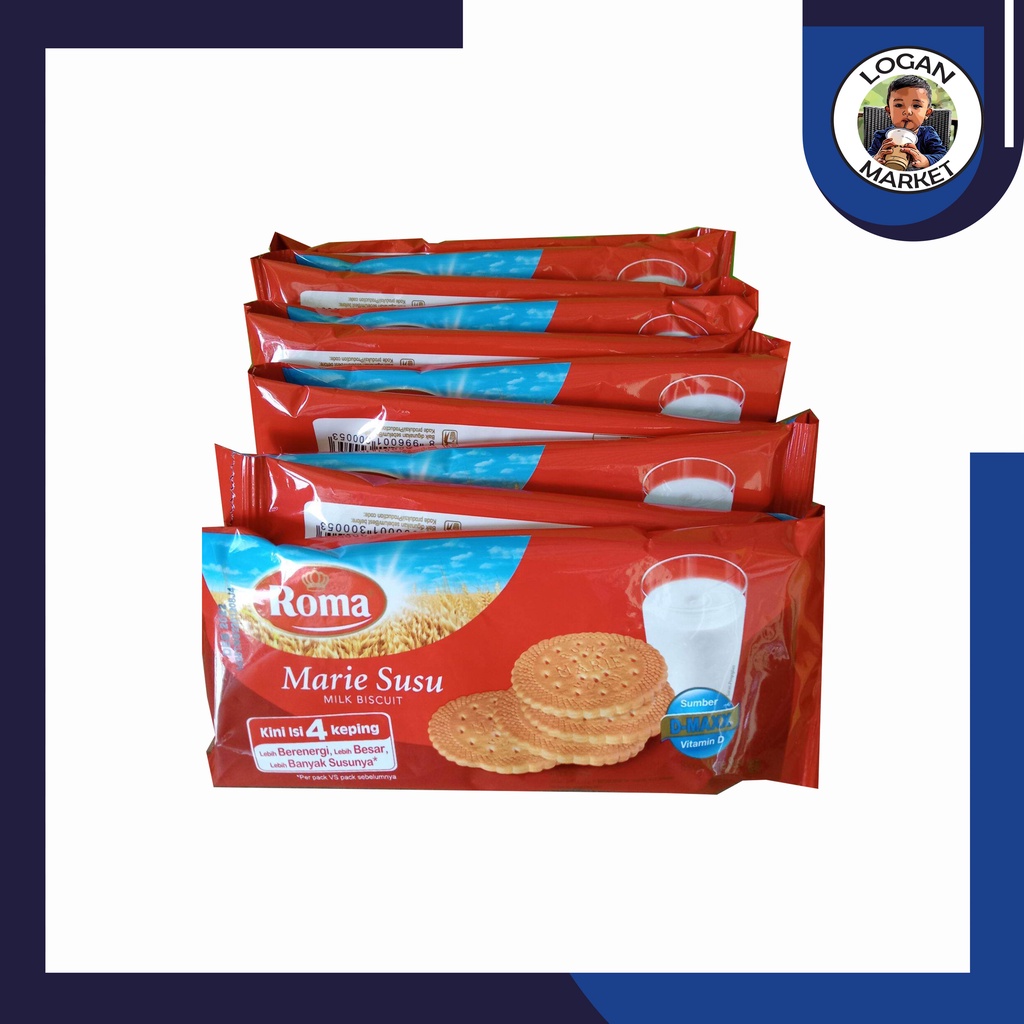 Jual Roma Marie Susu Biskuit Renceng 21gr 21gram 21 gram 10 Sachet ...