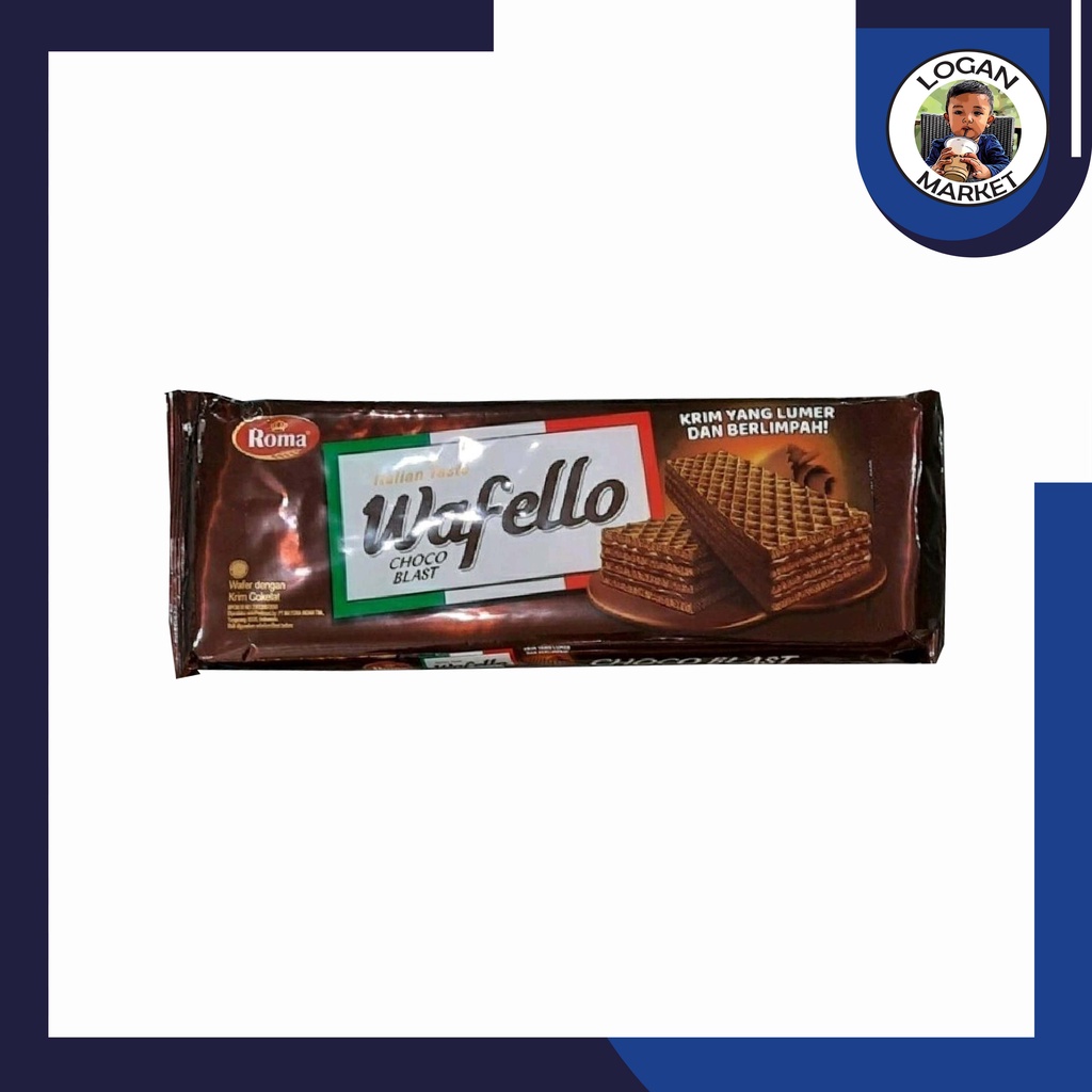 Jual Wafello Coklat Chocolate Wafer family pack | Shopee Indonesia