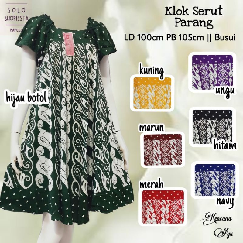Jual Jual Daster Klok Serut Parang Kencana Ayu Original Berlabel Super ...