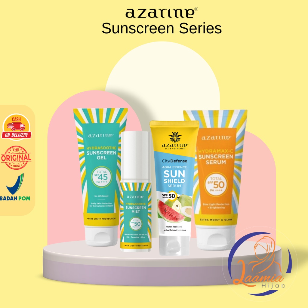 Jual Azarine Sunscreen Series Hydramax-C Sunscreen Serum Hydrasoothe ...