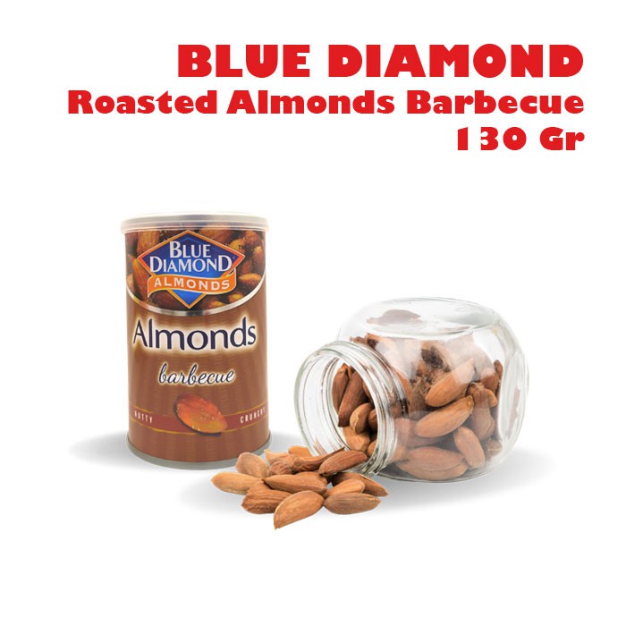 Jual BLUE DIAMOND Roasted Almonds Barbecue 130 Gr / Kacang Almond Panggang Rasa Barbecue 130gr ...