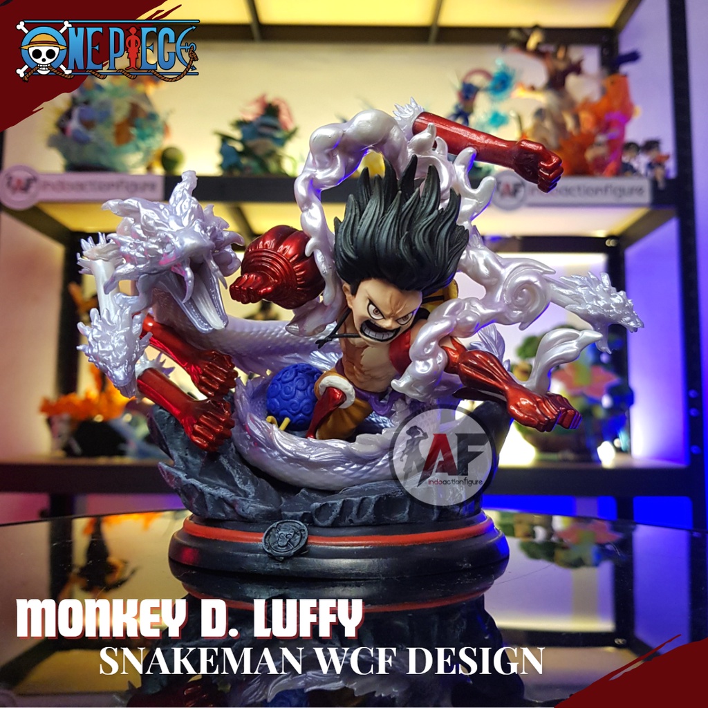 Jual Action Figure Statue One Piece Monkey D. Luffy Snakeman WCF design ...