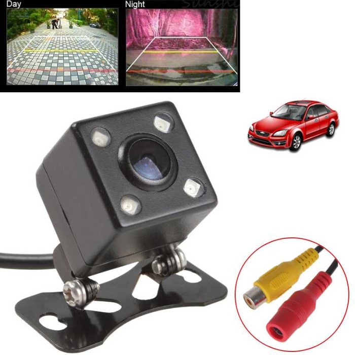 Jual Camera Mundur Belakang Mobil 4 LED Night Vision Car REar View ...