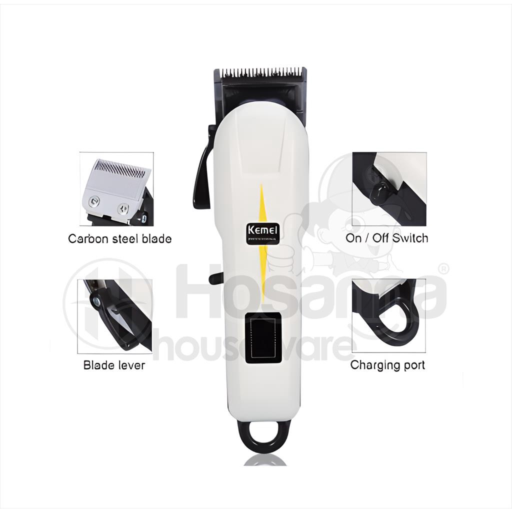 Jual KM-809A Alat Cukur Rambut Elektrik Kemei / Hair Clipper | Shopee Indonesia