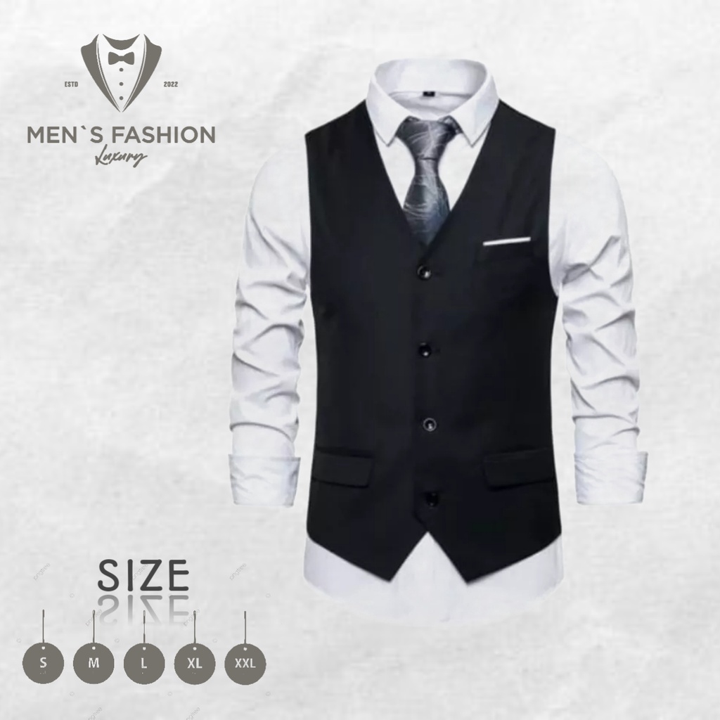 Jual Rompi Jas pria/Vest Dalaman Jas Pria | Shopee Indonesia