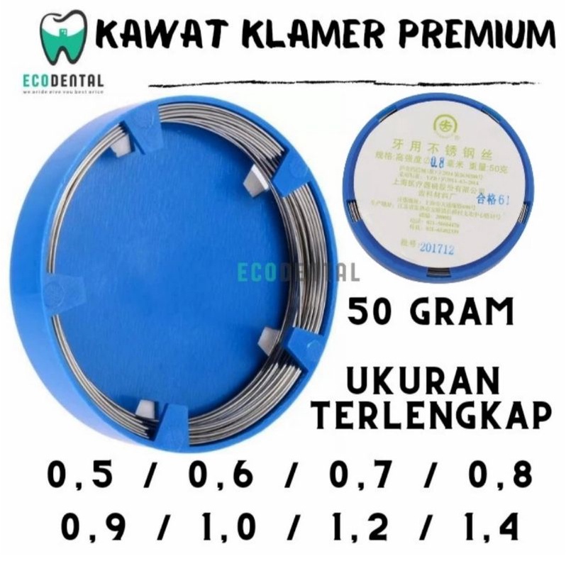 Jual Dental Kawat Klamer Wire Bending Kawat Ortho Prostho Gigi Palsu ...
