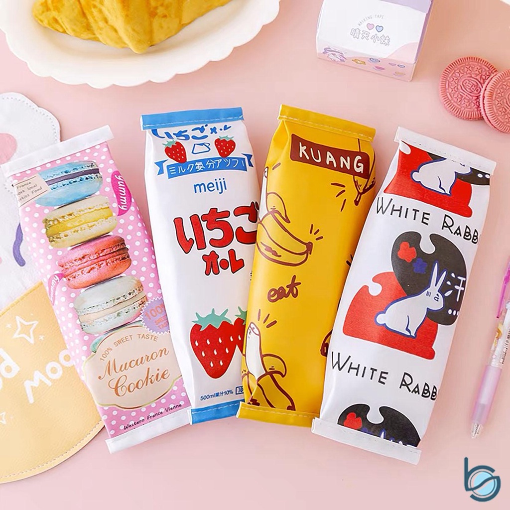 Jual Tempat Pensil/Kotak alat tulis/Pencil Case Motif UNIK Makanan ...