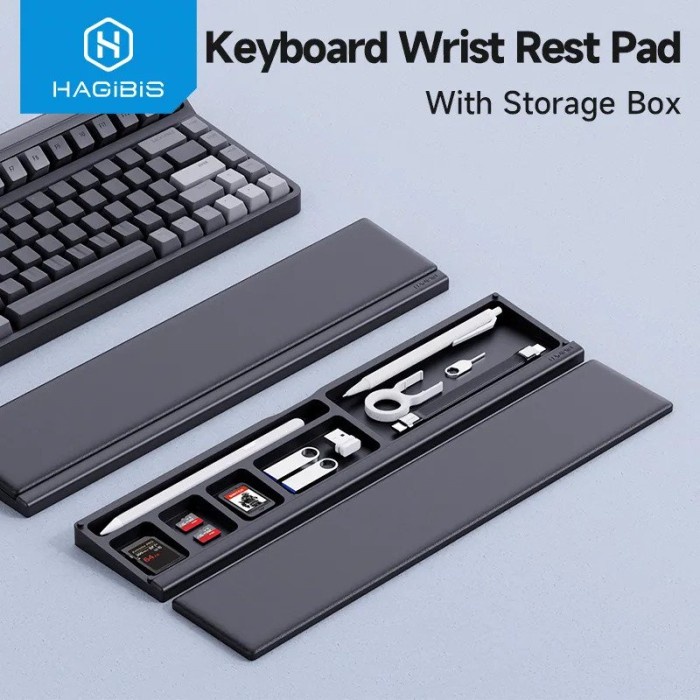 Jual Hagibis Keyboard Wrist Rest Pad Ergonomic Soft Memory Foam Support ...