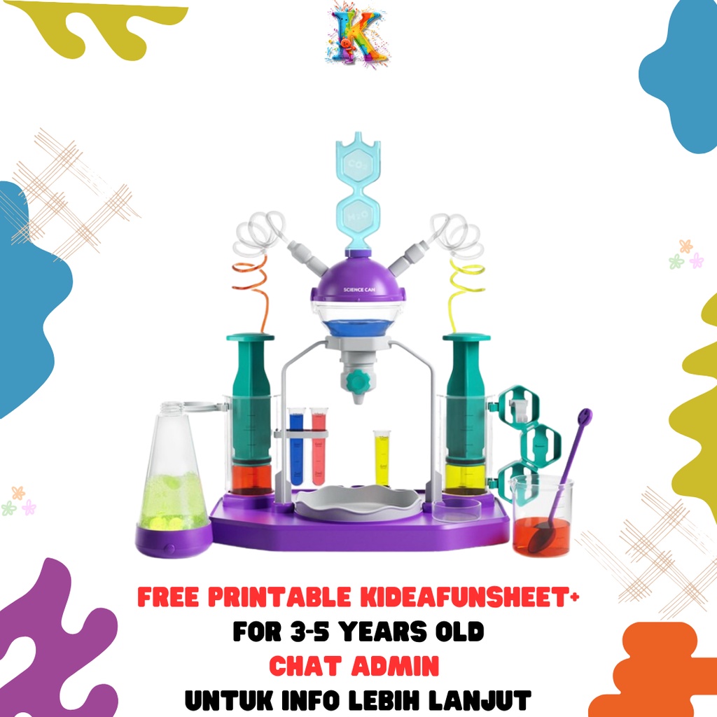 Jual Sciencecan Crazy Science Experiment Kit Lab Diy Eksperimen Stem