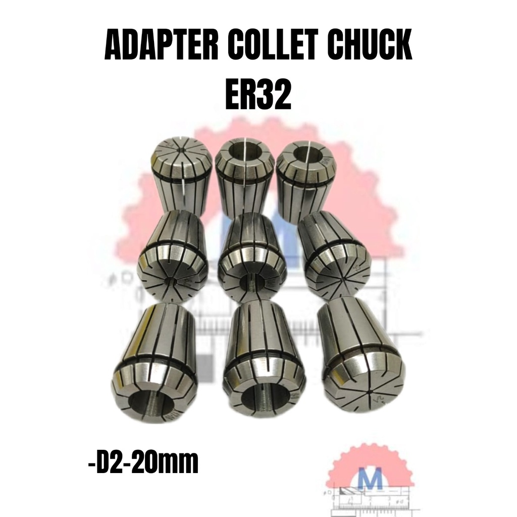 Jual ER32 Spring Collet Adapter collet chuck ER 32 Collet CNC | Shopee ...