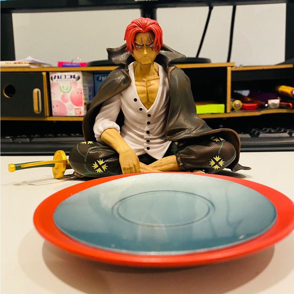 Jual Figure Shanks Sitting Sake Whitebeard Pajangan Oke piece PVC Anime ...
