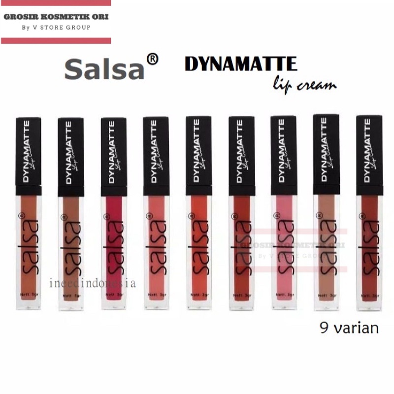 Jual LIPCREAM SALSA Salsa Dynamatte Lip Cream salsa lipstik | Shopee ...