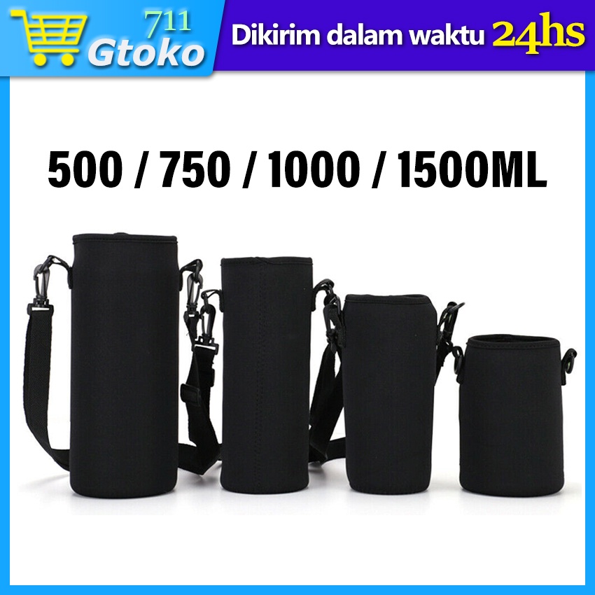 Jual Tas Tali Botol Air Minum Portable Tas Selempang Botol 500ml 750ml ...