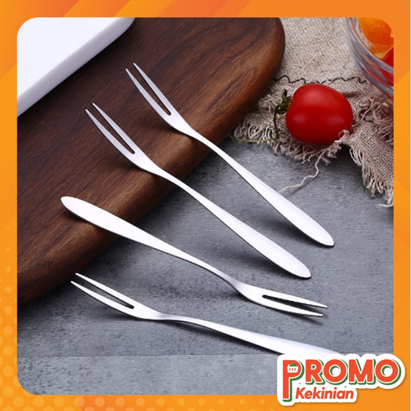 Jual PROMO KEKINIAN - H5844 Garpu Mini Stainless / Tusukan Stainless ...