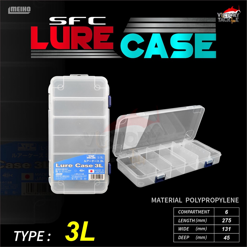 Jual Box Pancing | Box Umpan Pancing | Meiho Lure Case 3L | Shopee Indonesia