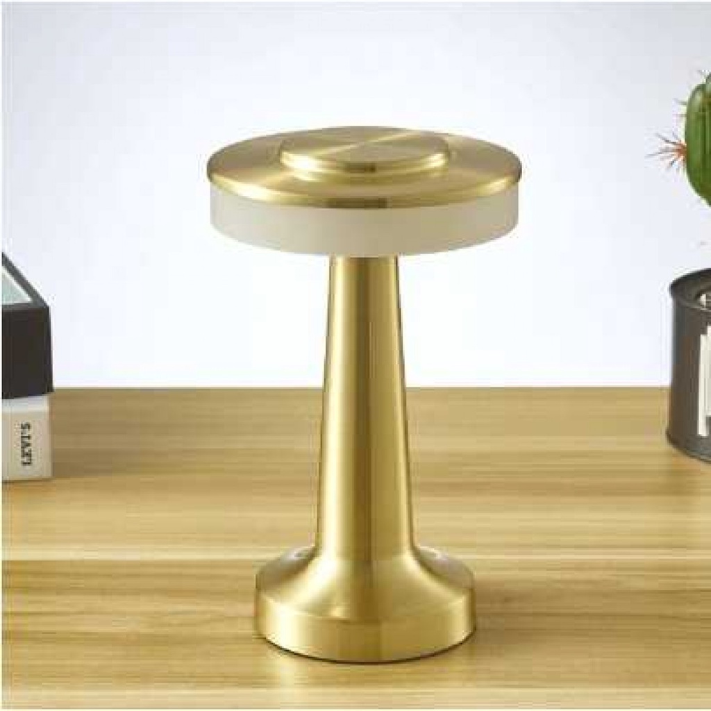 Jual Lampu Meja Hias Touch LED USB Rechargeable Tri Color 10W - BRF5 | Shopee Indonesia