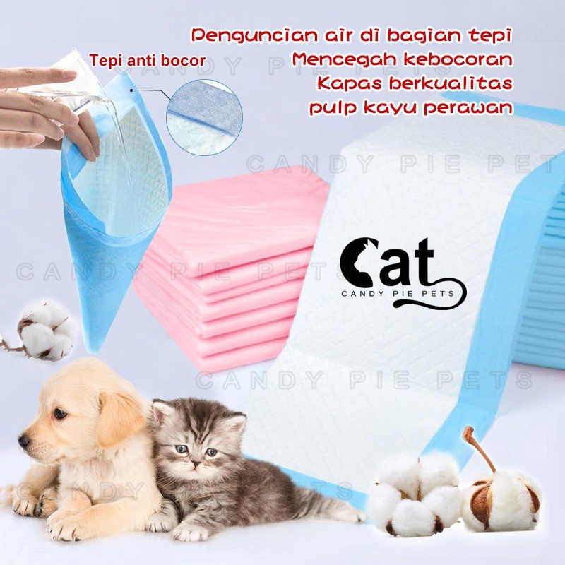 Jual Underpad Alas Pipis Underpad Kucing Anjing Popok Kucing Pee Poop ...