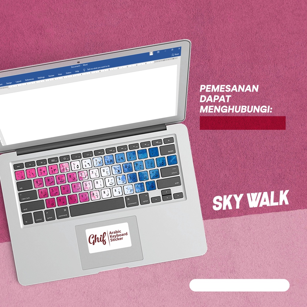 Jual Stiker Keyboard Arab untuk Mengetik Bahasa Arab di Laptop pc ...