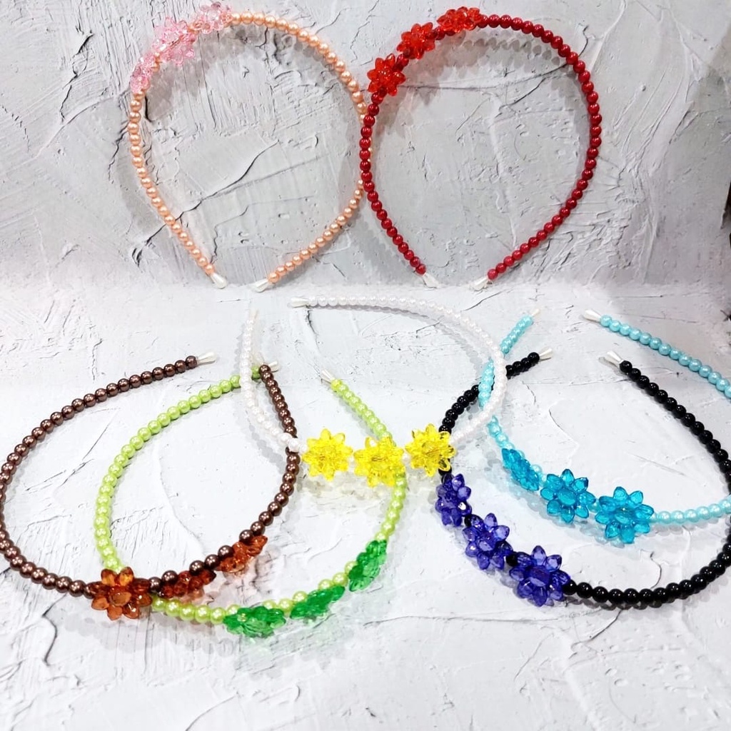 Jual BANDO MUTIARA BUNGA 3 WARNA / HEADBAND MOTE MOTIF STIPPPA | Shopee ...