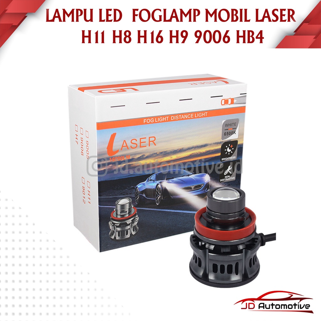 Jual LAMPU LED LASER FOGLAMP MOBIL H11 H8 H16 H9 9006 HB4 | Shopee Indonesia