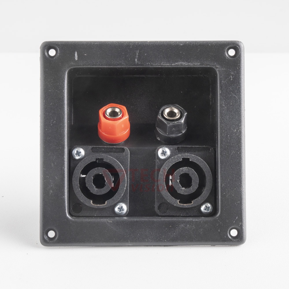 Jual Terminal Speaker Segi 2 Pin Speakon Merah Putar Hitam Box Kotak ...