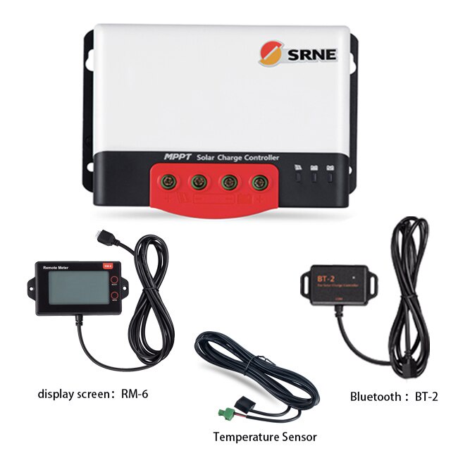 Jual Aksesoris SRNE MPPT MC ML Series 12V 24V Bluetooth BT-2 LCD Remote ...