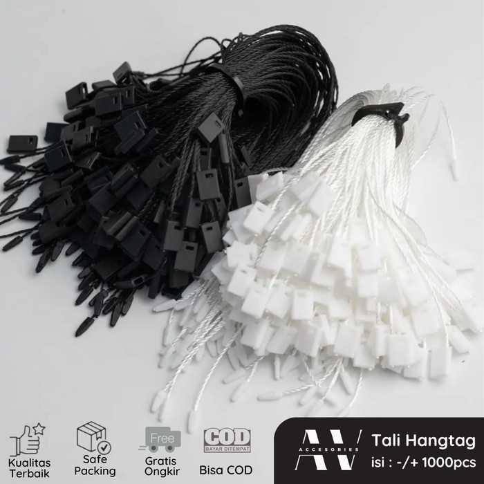 Jual AVACC Tali Hangtag Label Benang Nylon String Pin Lock Kuat dan ...