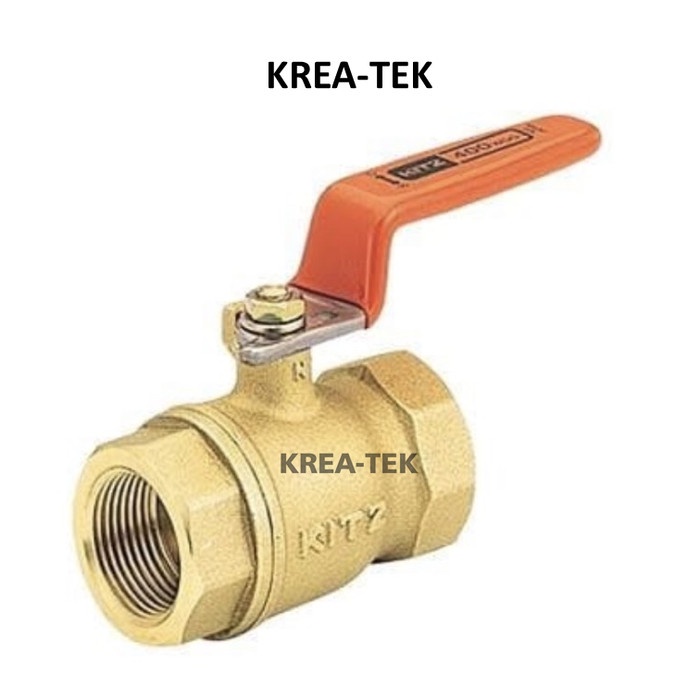 Jual 1" Ball valve Kitz Brass drat /screw Kuningan /Bronze Stop kran keran | Shopee Indonesia