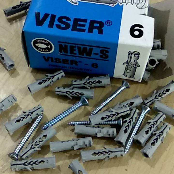 Jual Viser new S6 + sekrup FH 8 x 1-1/2 / kotak 100 pcs | Shopee Indonesia