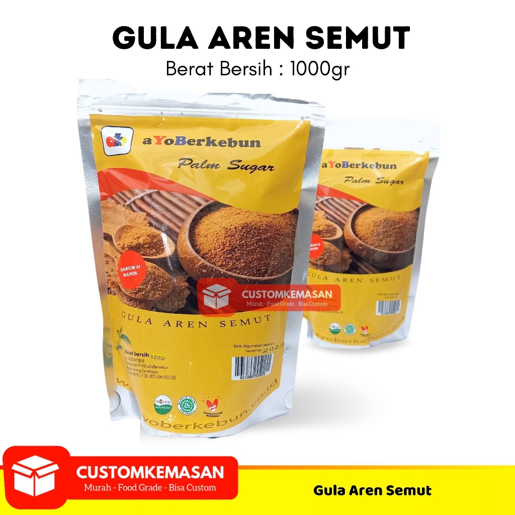 Jual Gula Aren Semut / Gula Merah Semut 500gr / Gula Aren Bubuk / Gula ...