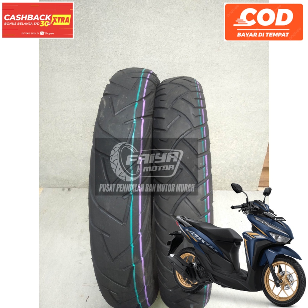 Jual SEPASANG BAN ALL NEW VARIO 125 UKURAN 80/90 DAN 90/90 RING 14 NON ...