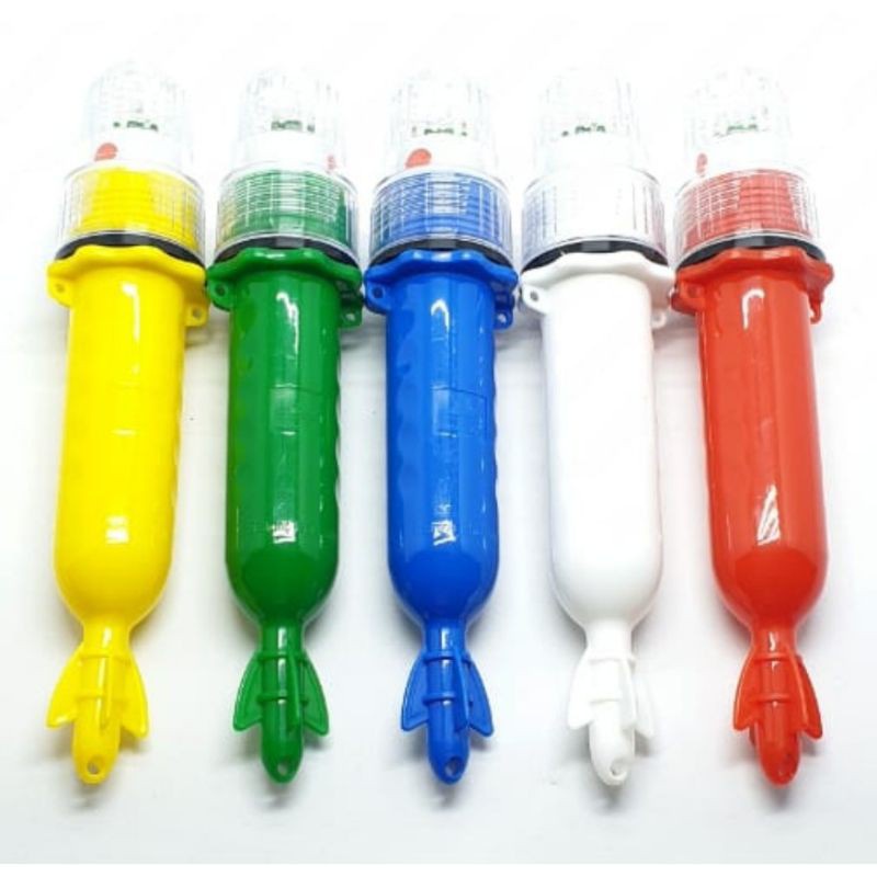 Jual LAMPU NELAYAN , FISNET SIGHT, TORPEDO 5 LED 1 WARNA LAMPU LAMPU ...