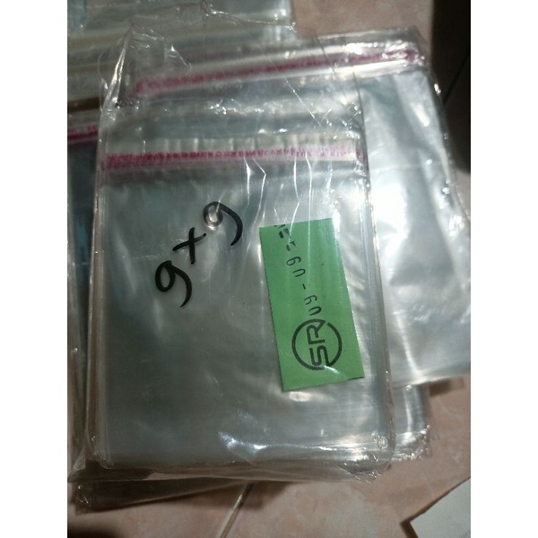 Jual Plastik Opp Roti (SEAL / LEM) 9X9 Kemasan Roti Souvenir dll | Shopee Indonesia
