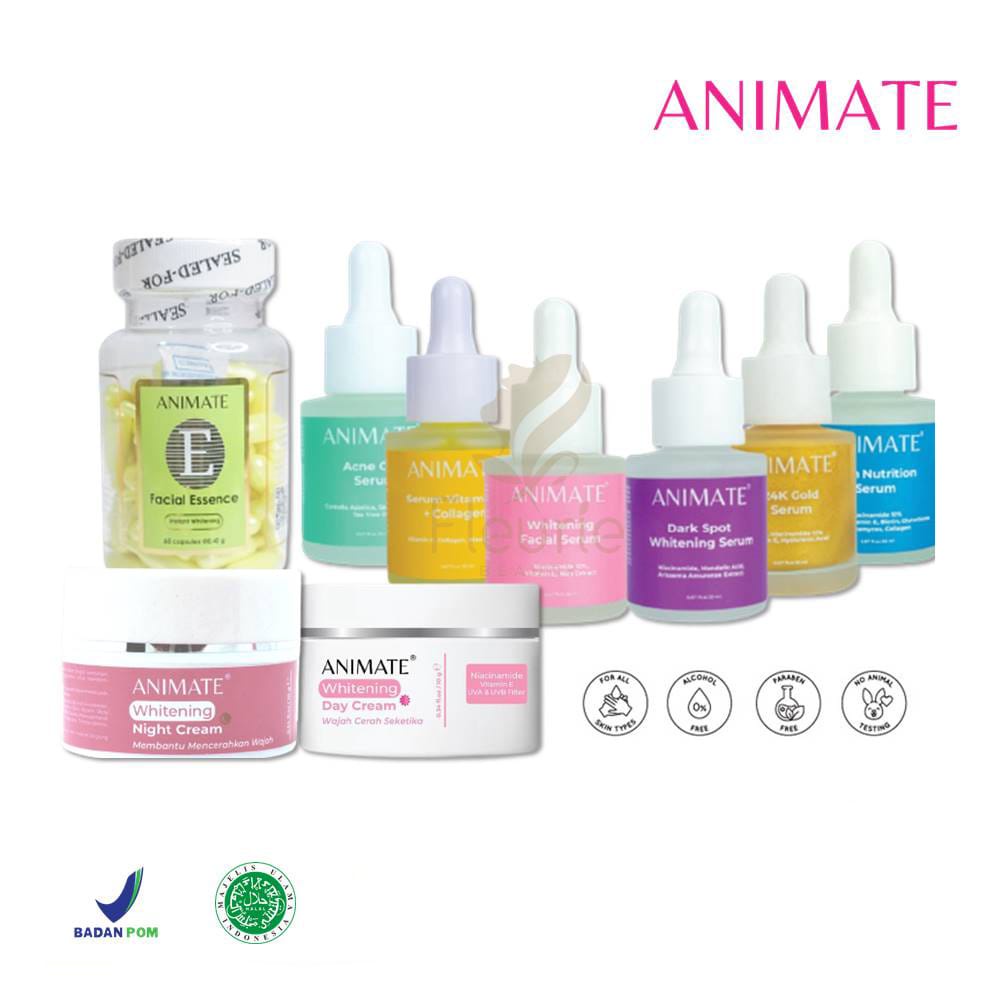 Jual ANIMATE Skincare Series - Serum Day Night Cream - Essence Original ...