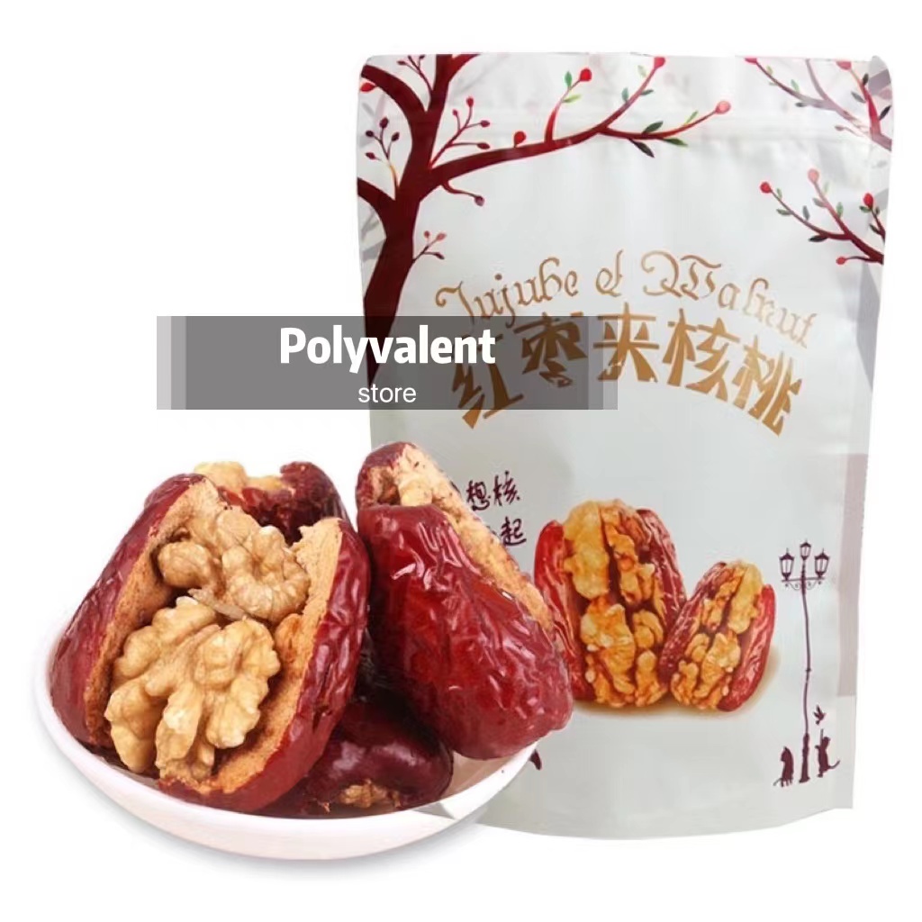 Jual BigSale cemilan sehat dried fruit kurma + kacang walnut Angco ...